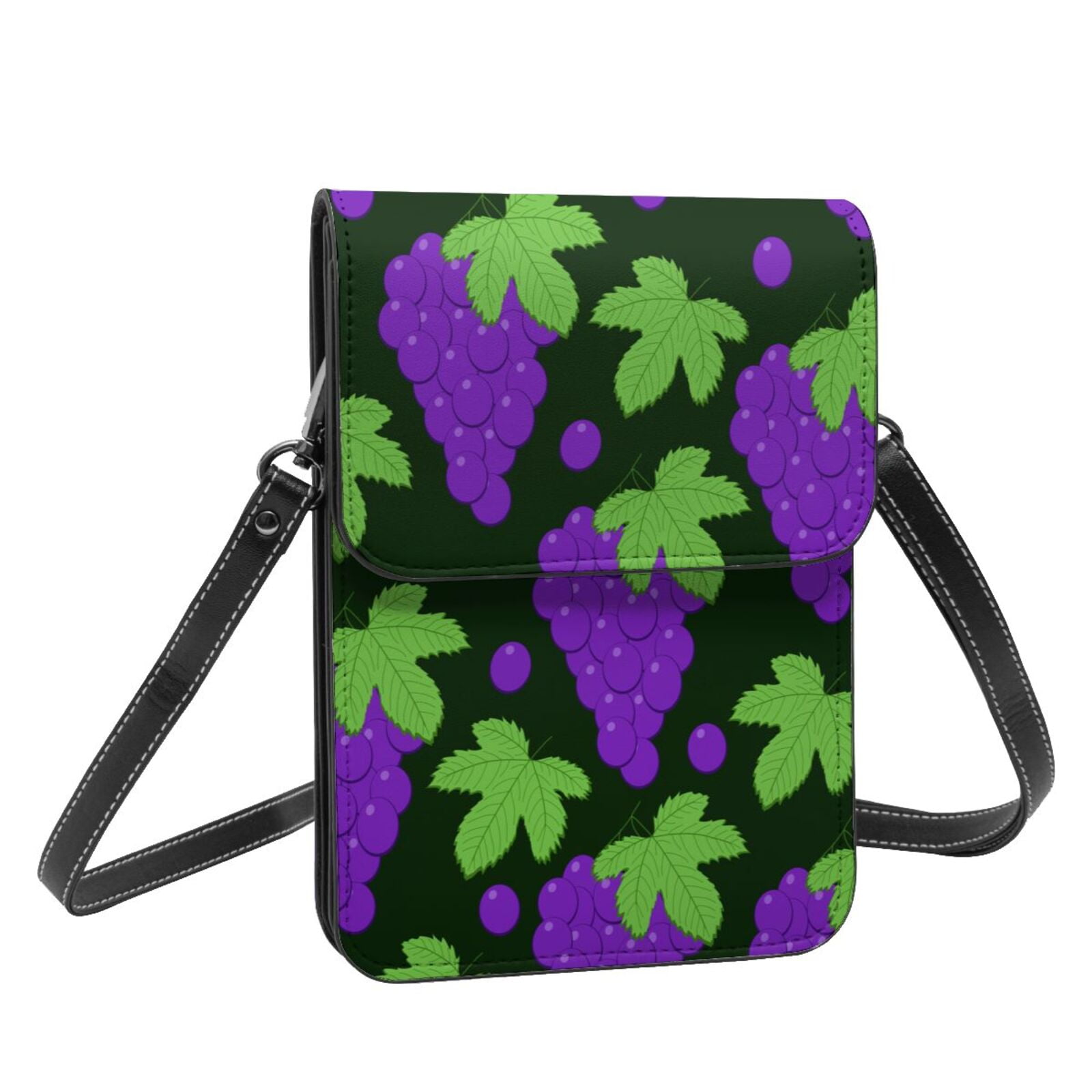 Leather Portable Phone Bag Wrist Coin Purse Women'S Crossbody Bag Mini ...