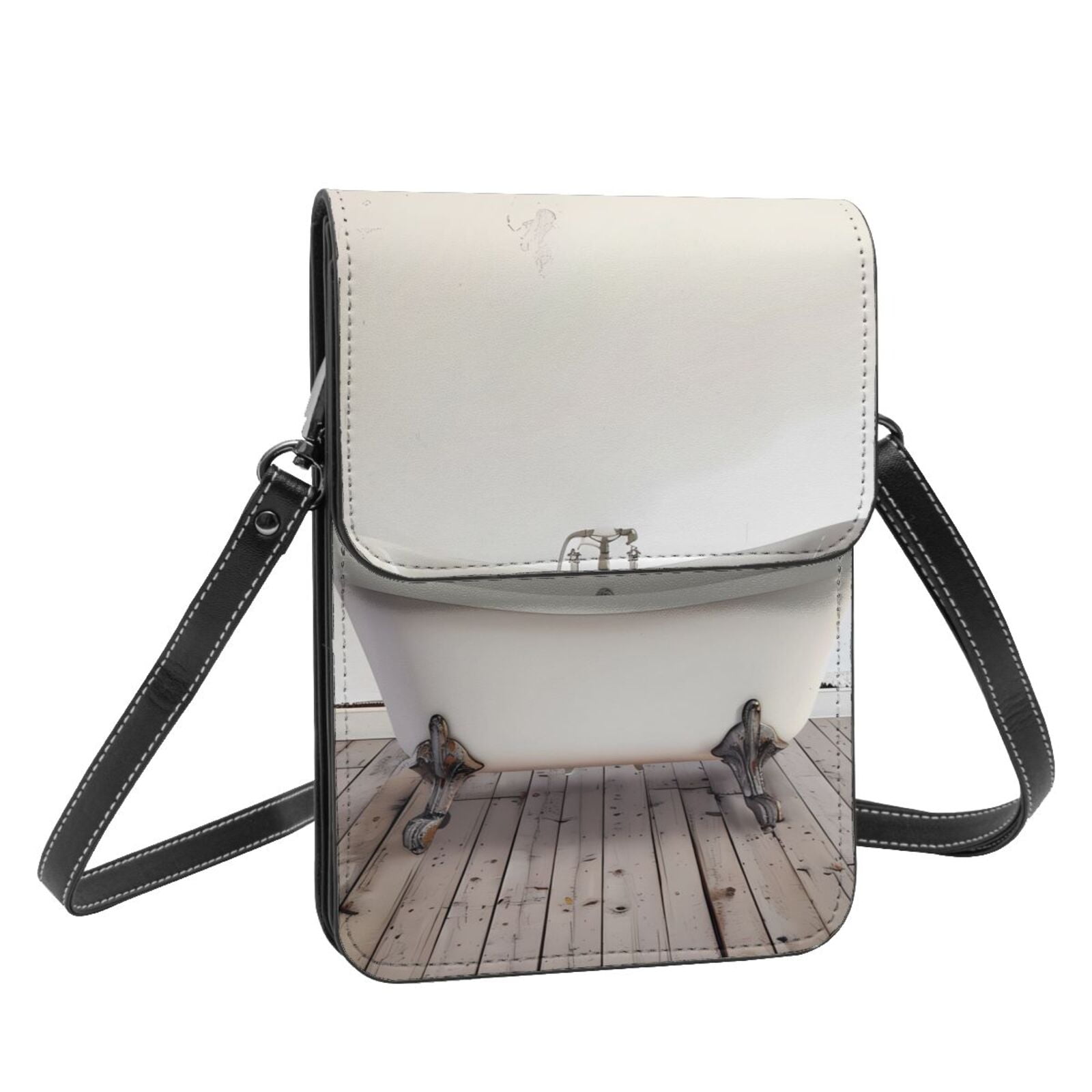 Leather Portable Phone Bag Wrist Coin Purse Women'S Crossbody Bag Mini ...
