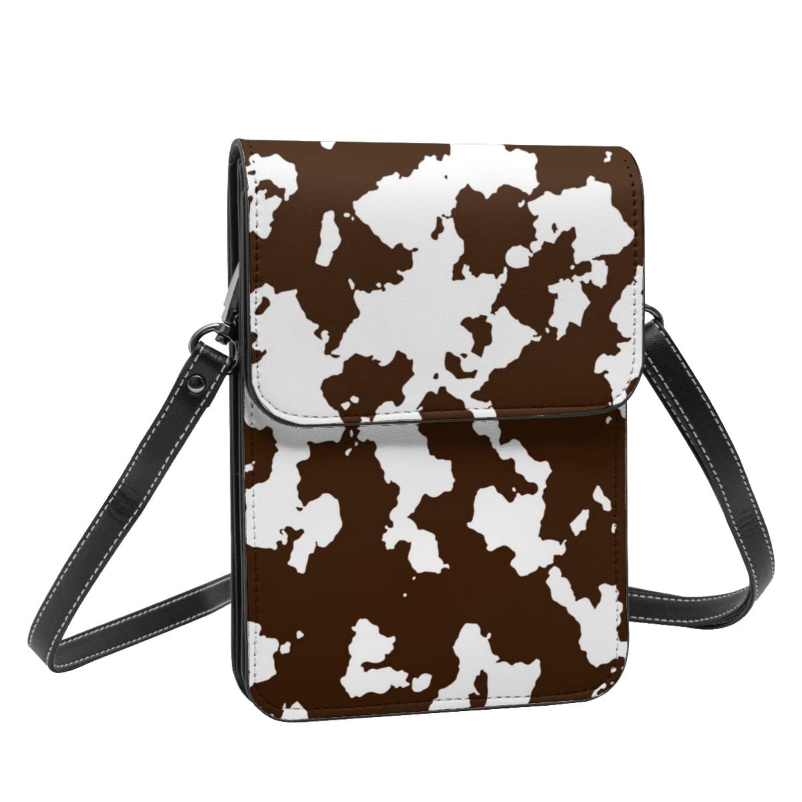 Leather Portable Phone Bag Wrist Coin Purse Women'S Crossbody Bag Mini ...
