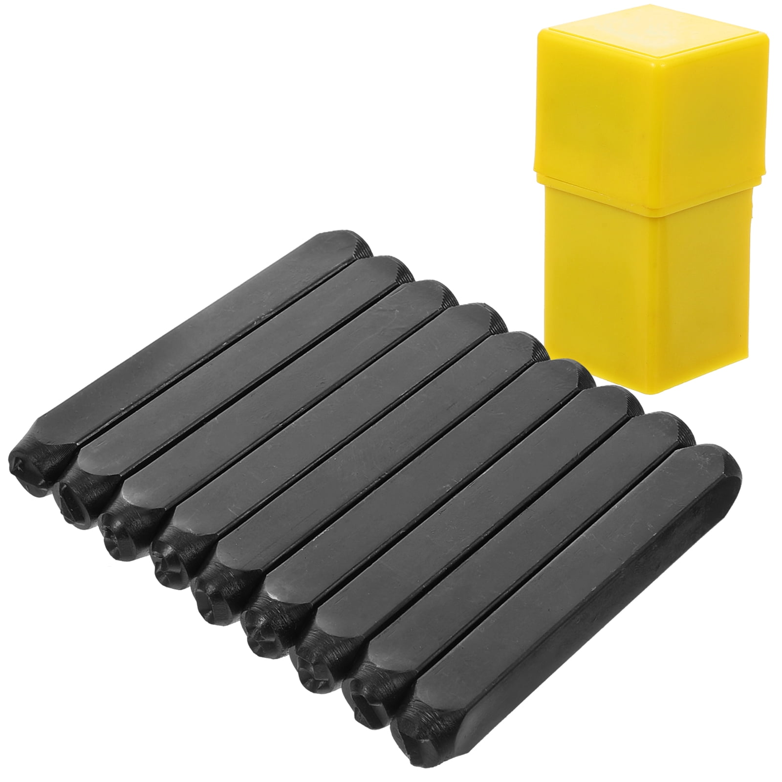 TANOM Leather Printing Tools Small Number Stamp Metal Stamping Kit 9 ...