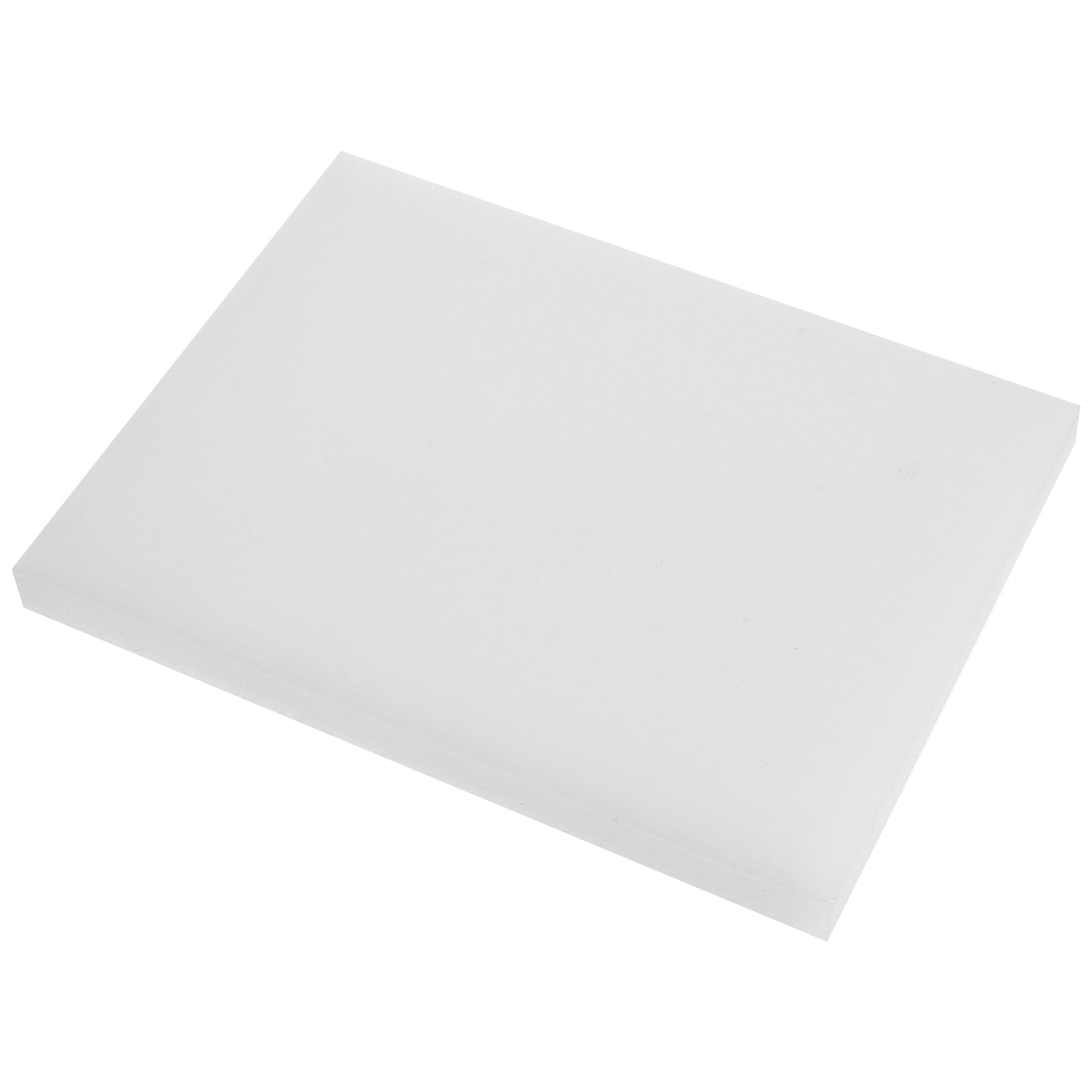HOMEMAXS Compact White PP Leather Punch Mat for Small Studios and ...