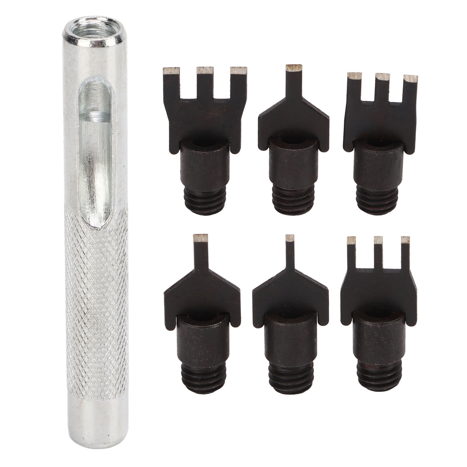 Leather Punch Set Carbon Steel Leather Hole Punch Diy Leather Crafts Belt Punching Tool With