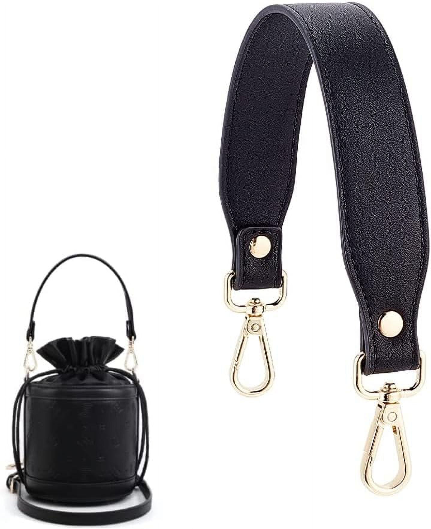 Leather Purse Strap 14.6 Inch Short Handbag Handle Shoulder Strap ...
