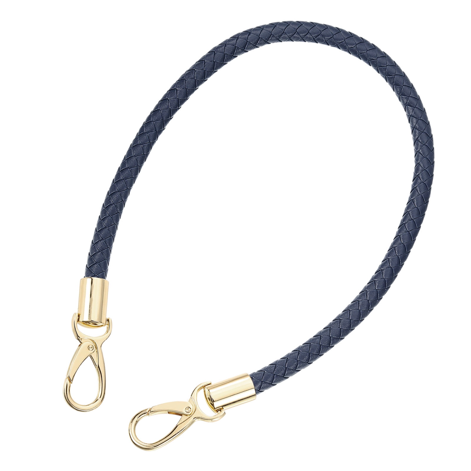 Leather Purse Strap, 1Pack 60cm Short Leather PU Braided Purse (Dark ...