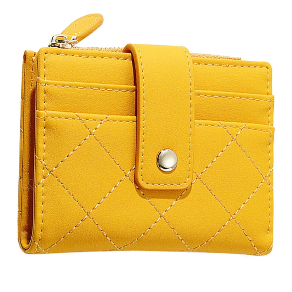 Leather RFID Blocking Trifold Wallets, Zipper Coin Pocket Purse with ...