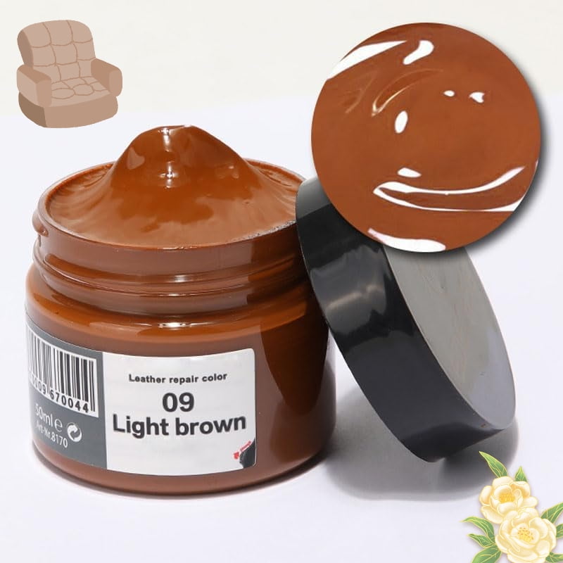 Leather Recoloring Balm, Leather Color Restorer, Leather Paint Repair ...