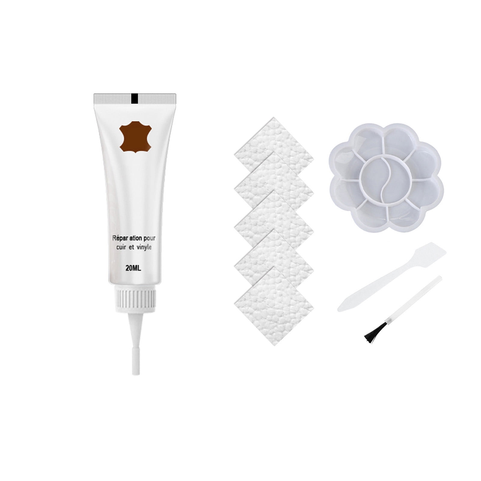 Leather Repair Filler Cream Kit for Car Seats Sofas Jackets Shoes ...
