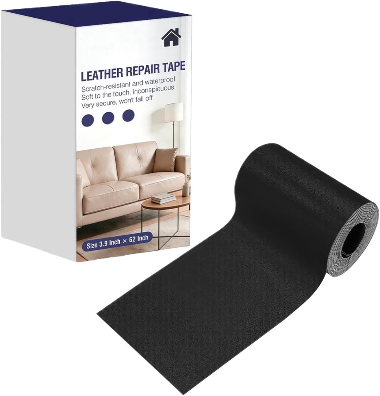 Leather Repair Patch Kit, Self Adhesive Leather Tape for Sofa Car Seat ...