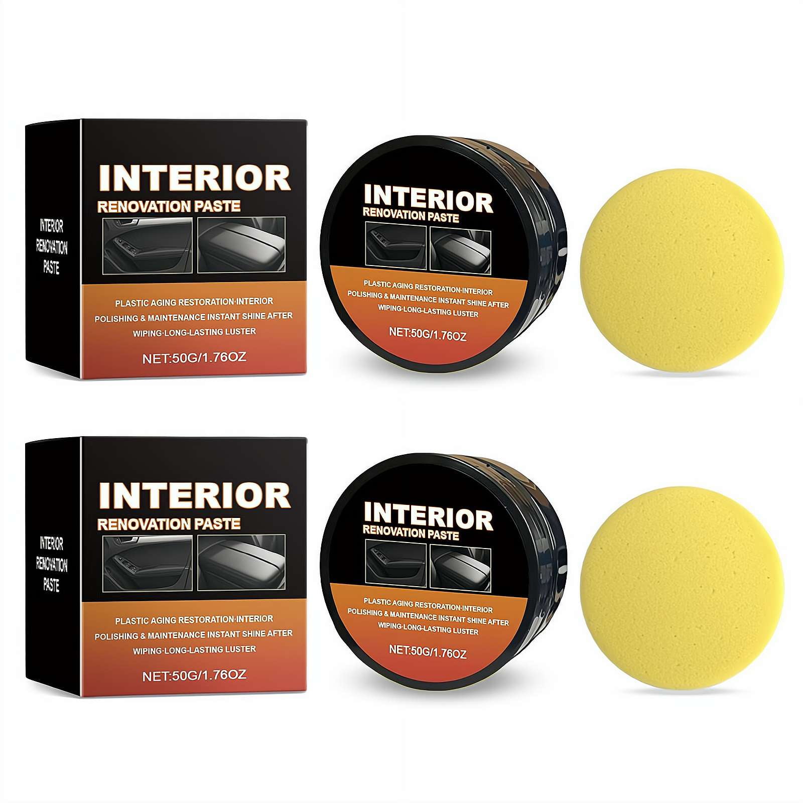 Leather Repair Polishing Wax for Car Interior, Car Trim Restorer ...
