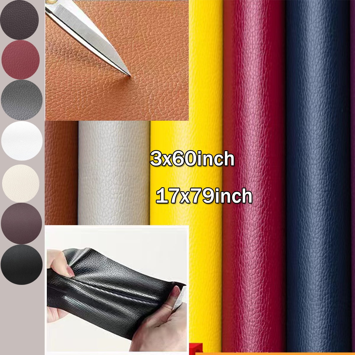Leather Repair Tape Self-Adhesive Leather Repair Patch for Sofas, Car ...