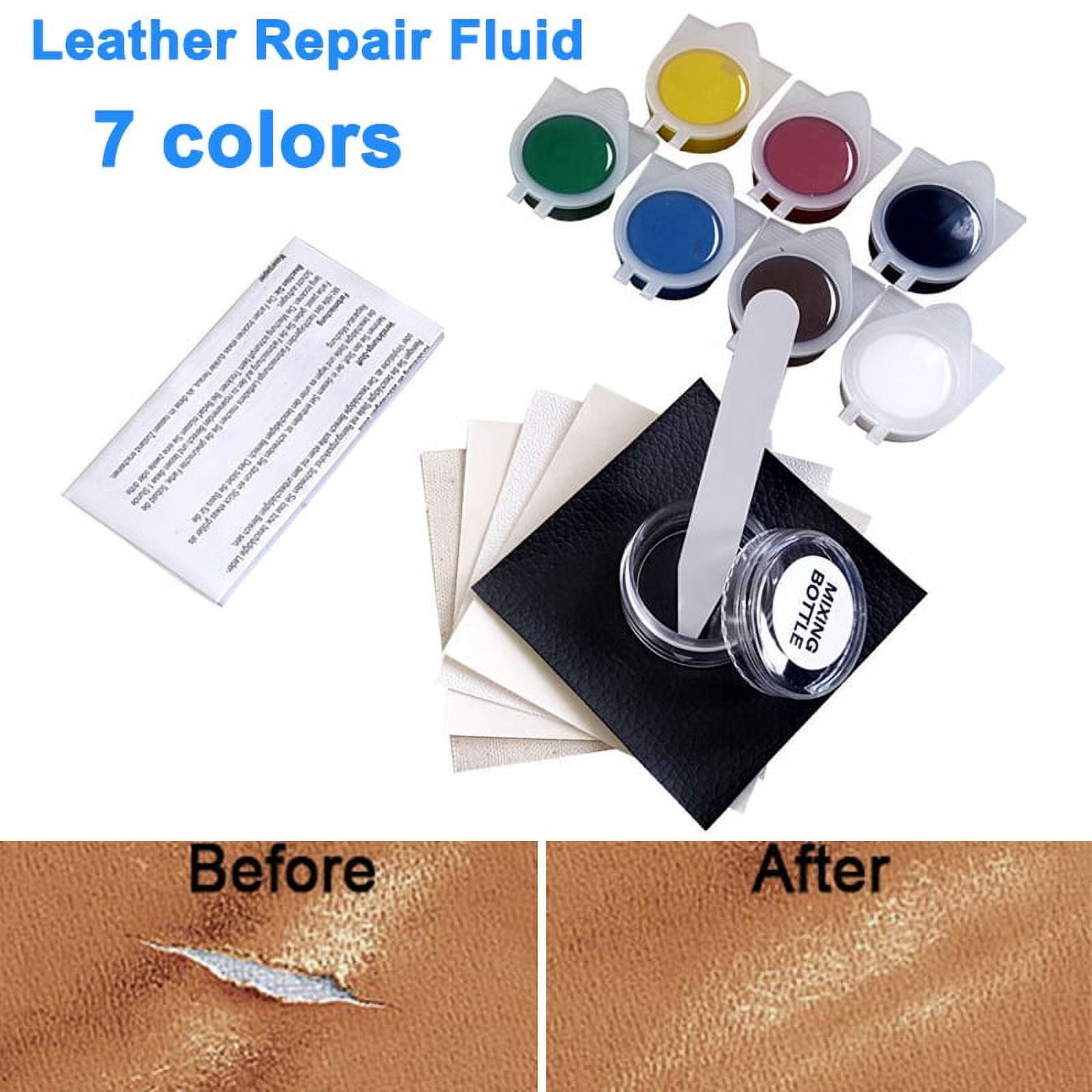 Leather Repair Tool No Heat Liquid Repairing Tool Kit for Car Seat ...