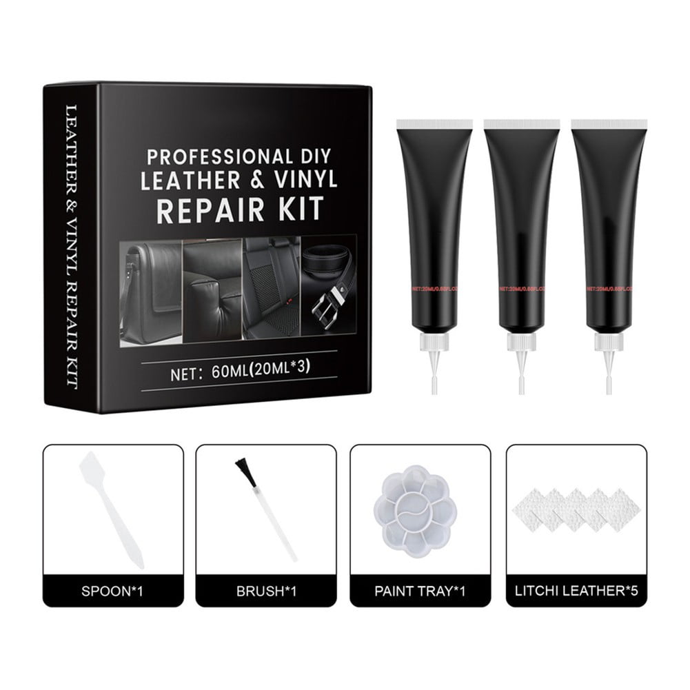Leather Restoration Kit for Cars and Furniture Scratches Holes and ...