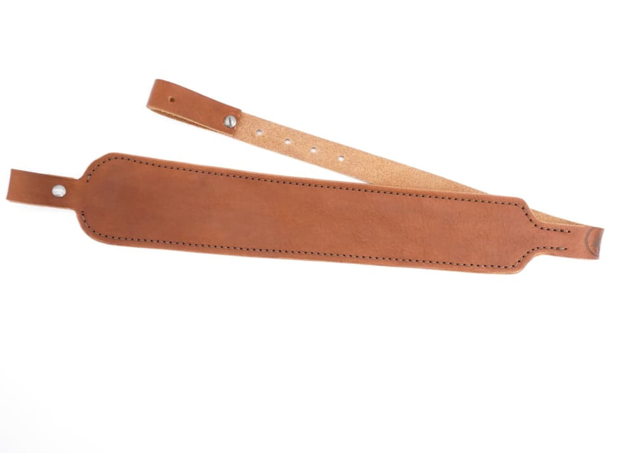 Leather Rifle Sling AUSTIN BROWN Cobra Style NO customization - Walmart.com
