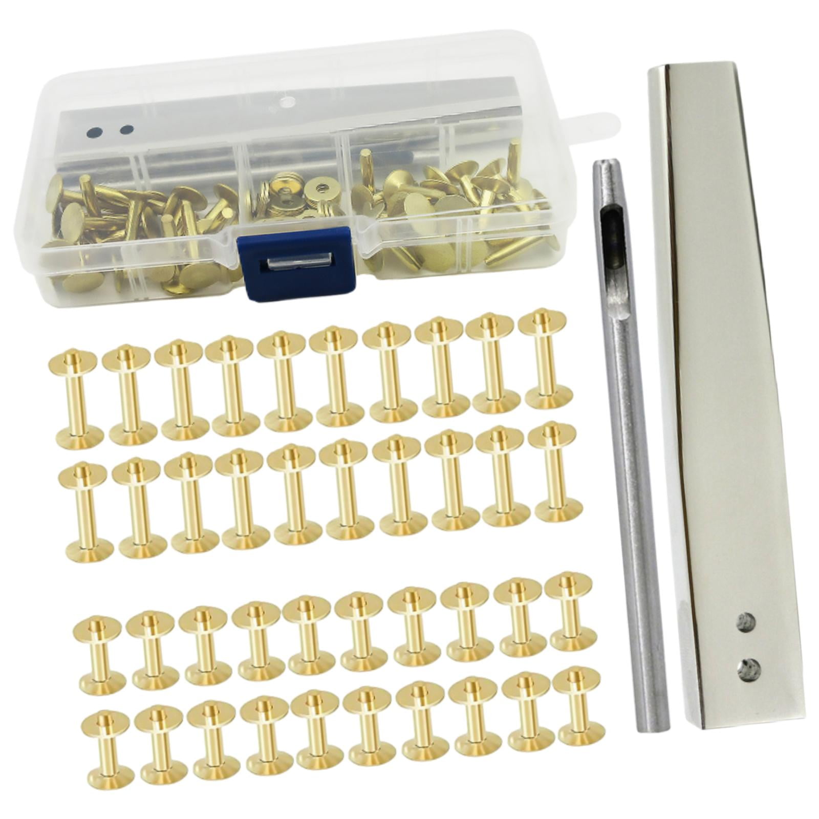 Leather Rivet Double Cap Rivets Brass Double Cap Riveting Tubular ...