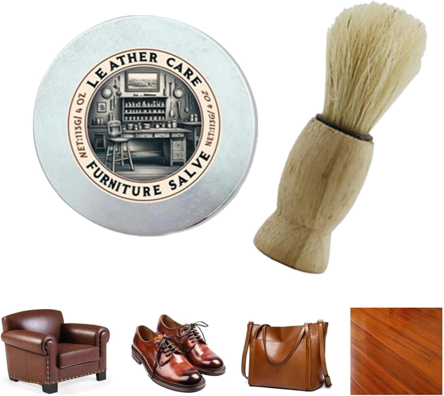 Leather Salve, Furniture Salve for Leather Wood,Leather & Wood ...