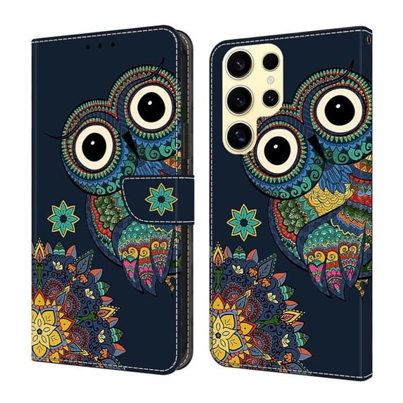 Leather For Samsung Galaxy S26 Ultra 5G Wallet Case Crystal Material ...