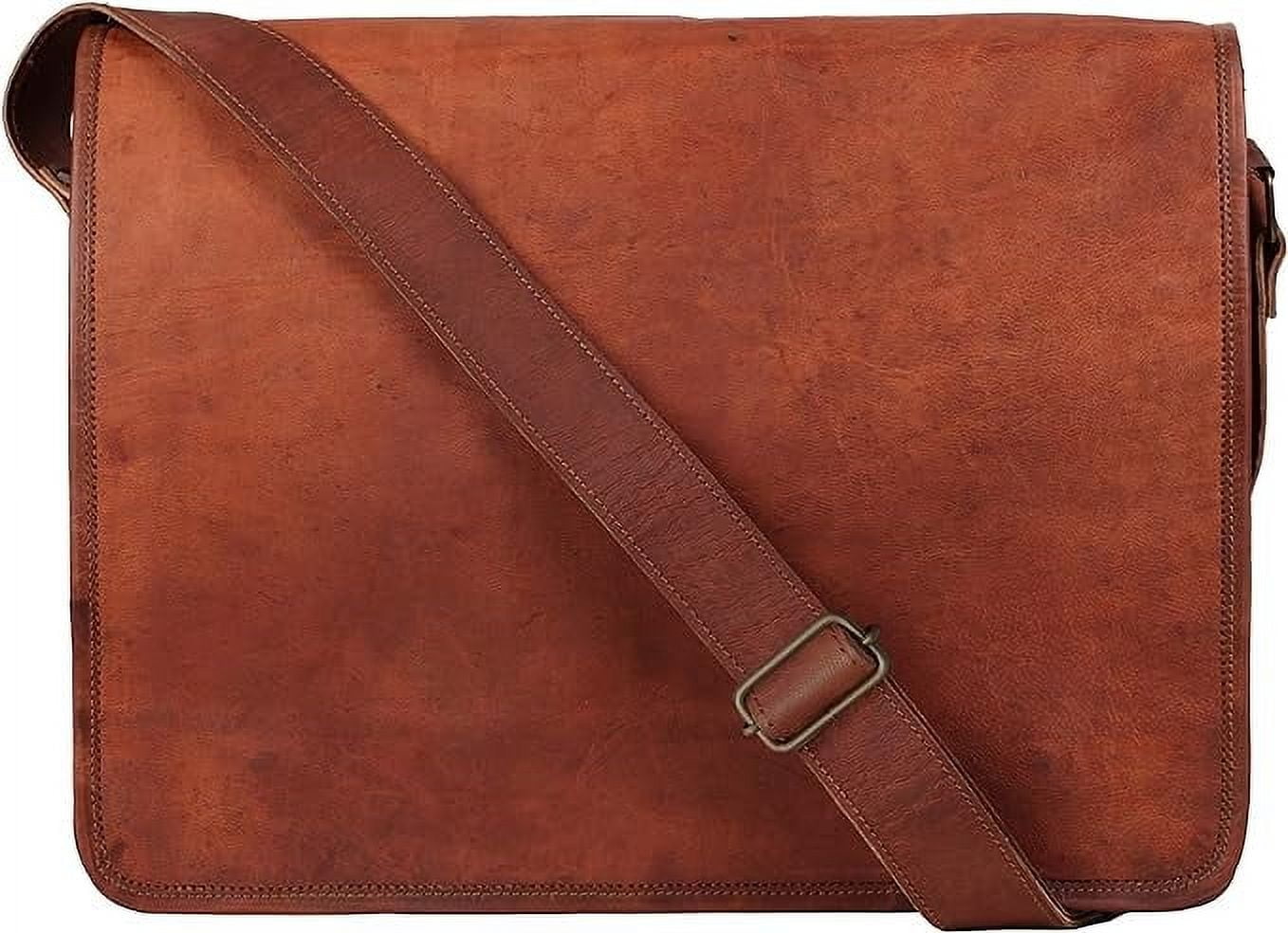 Leather Satchel iPad Tablet Bag - Leather Saddle Bag Purse - Small ...
