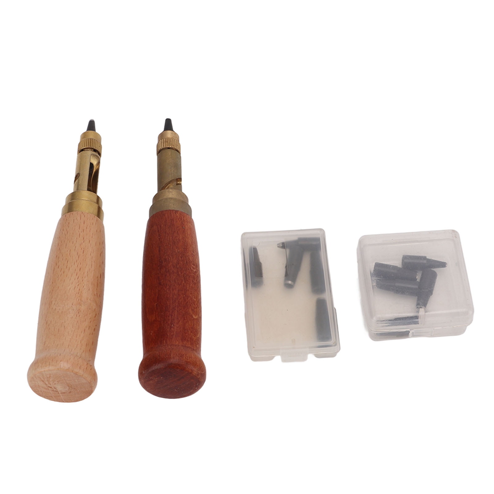 Leather Screw Hole Punch Set - Heat Hardened Tool with 12 ...
