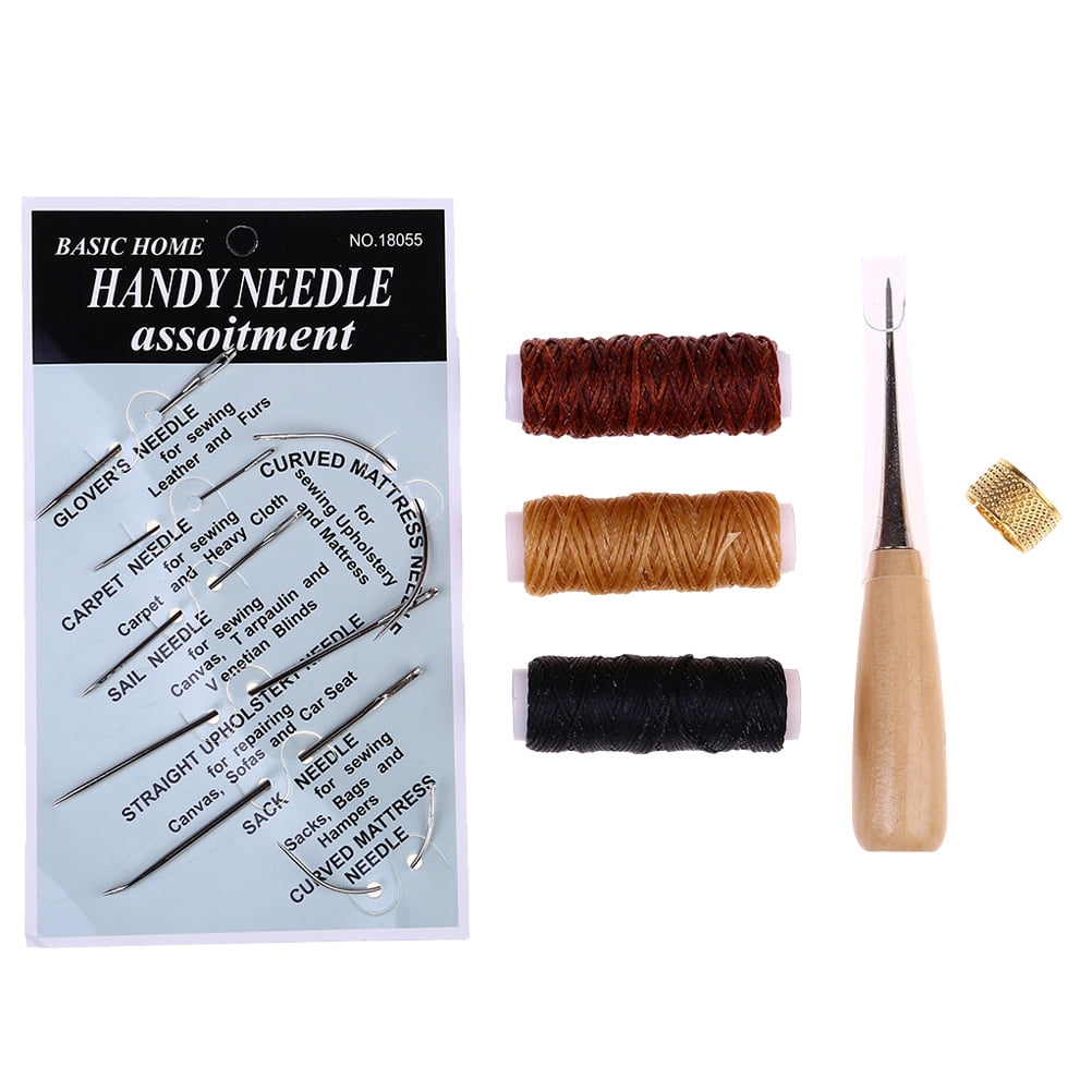 Leather Sewing Tools 12 Pcs/set Craft Supplies Starter Kit Pins ...