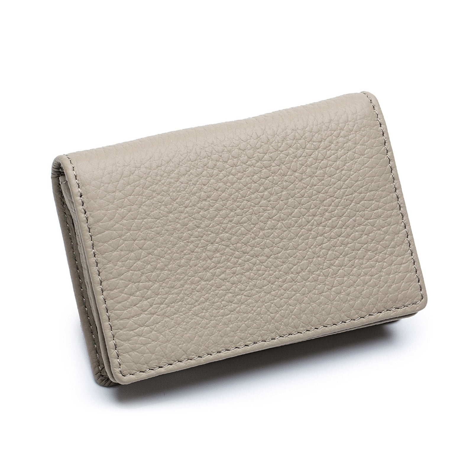 Leather Short Wallets Bifold Wallet Card Holder Business Gift Change ...