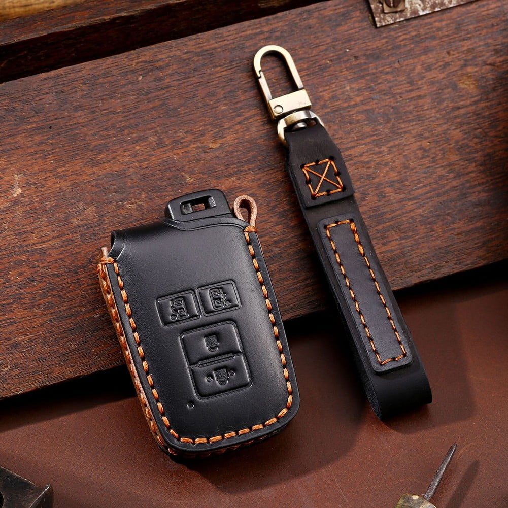 Leather Smart Car Key Cover Case Fob Holder For Toyota 4 Runner for ...