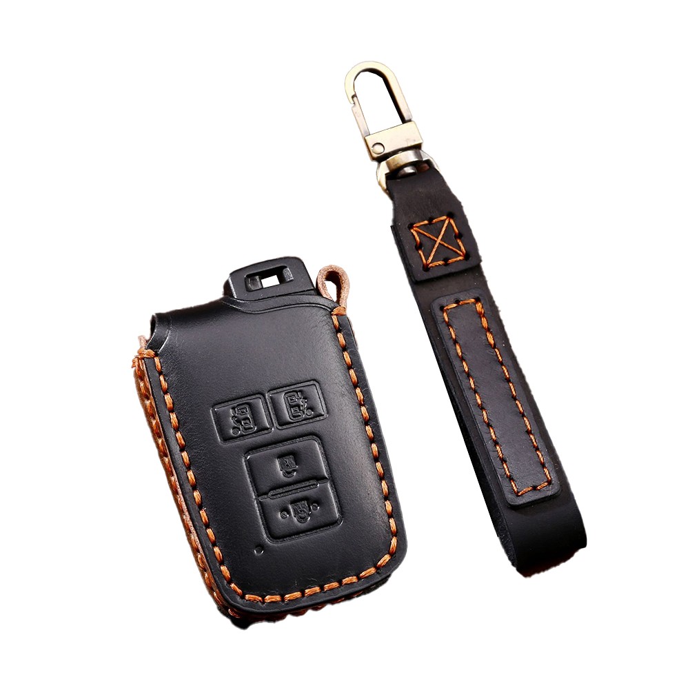 Leather Smart Car Key Cover Case Fob Holder for Toyota 4 Runner for ...