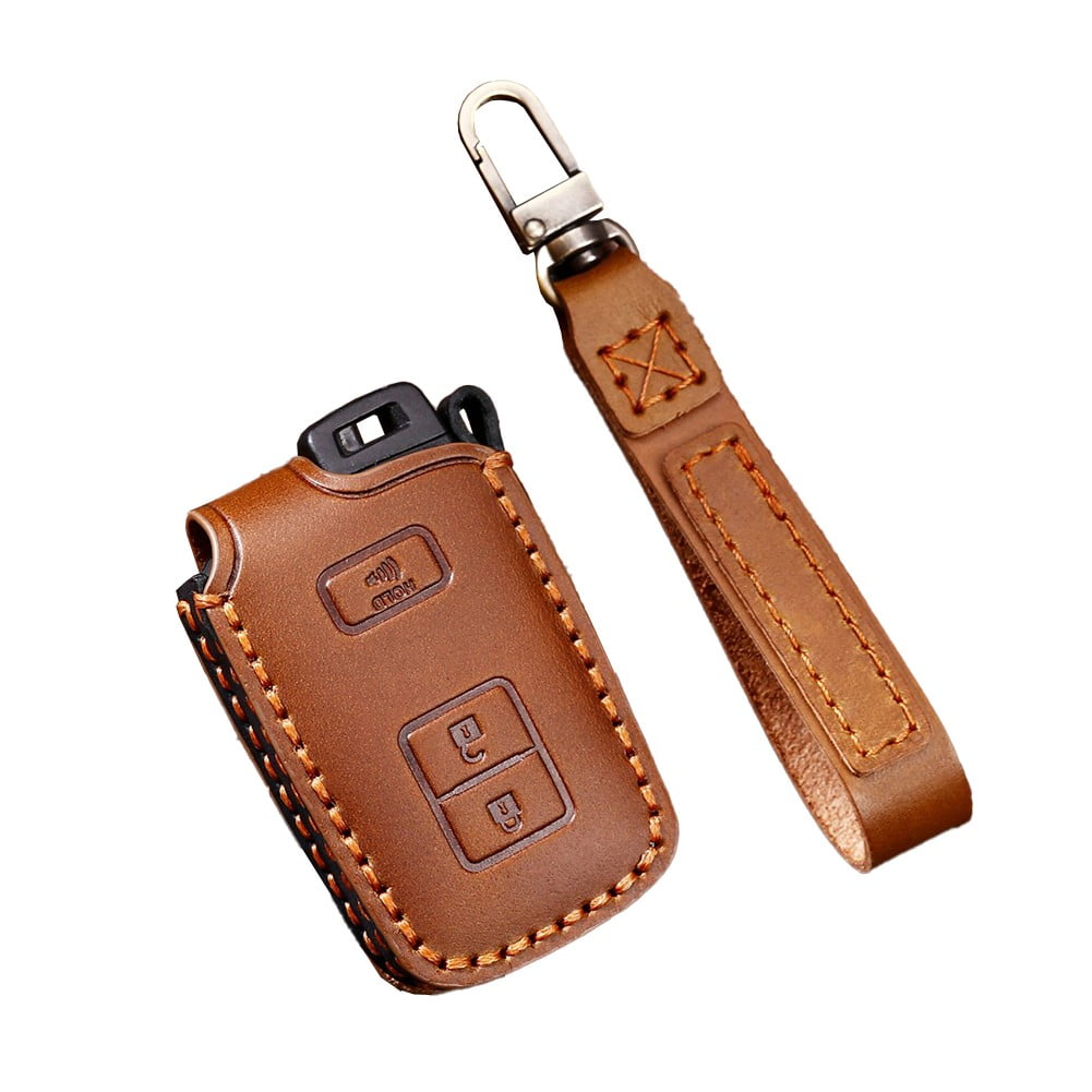 Leather Smart Car Key Cover Cases Fob Holder for Toyota 4 Runner for ...