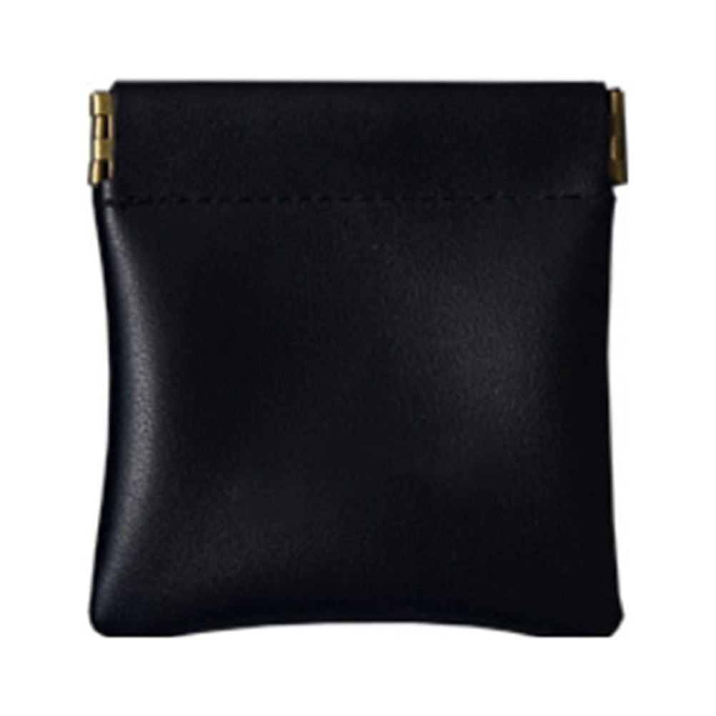 Leather Squeeze Coin Change Holder Gift for Men and Women - Walmart.com