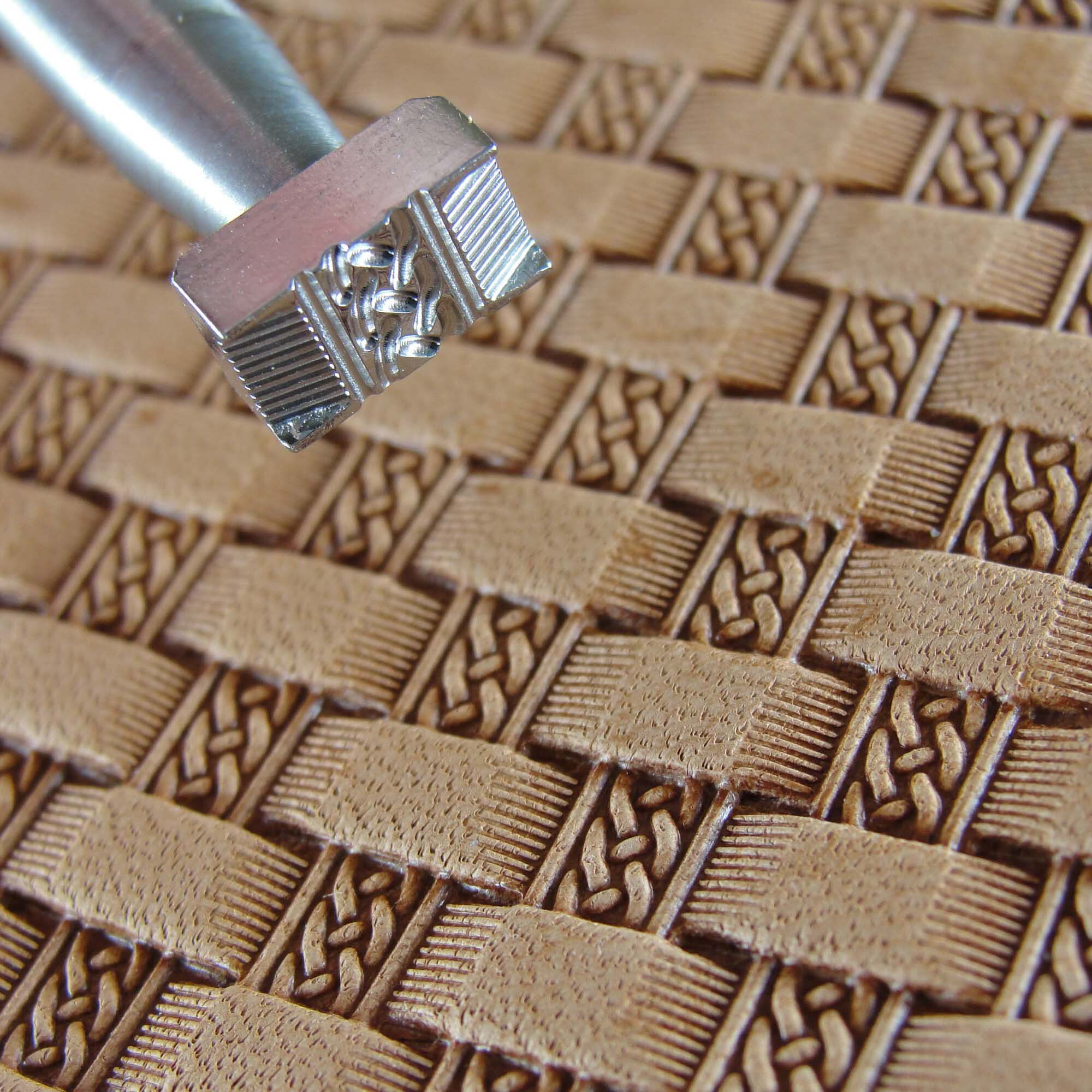 Leather Stamping Tool, Small Celtic Basket Weave Stamp, Stainless Steel ...
