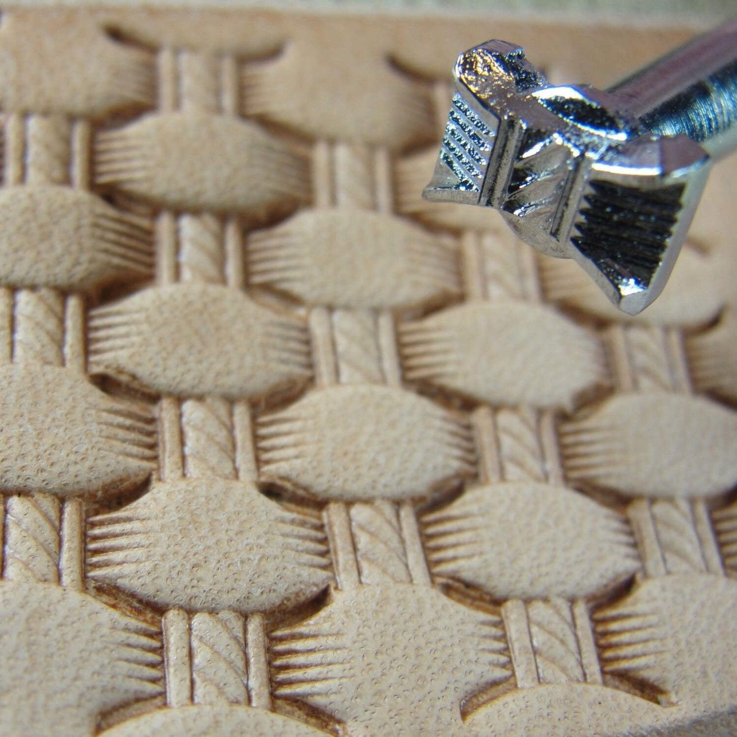 Leather Stamping Tool, Small Hourglass Rope Basket Weave Stamp, X512 ...
