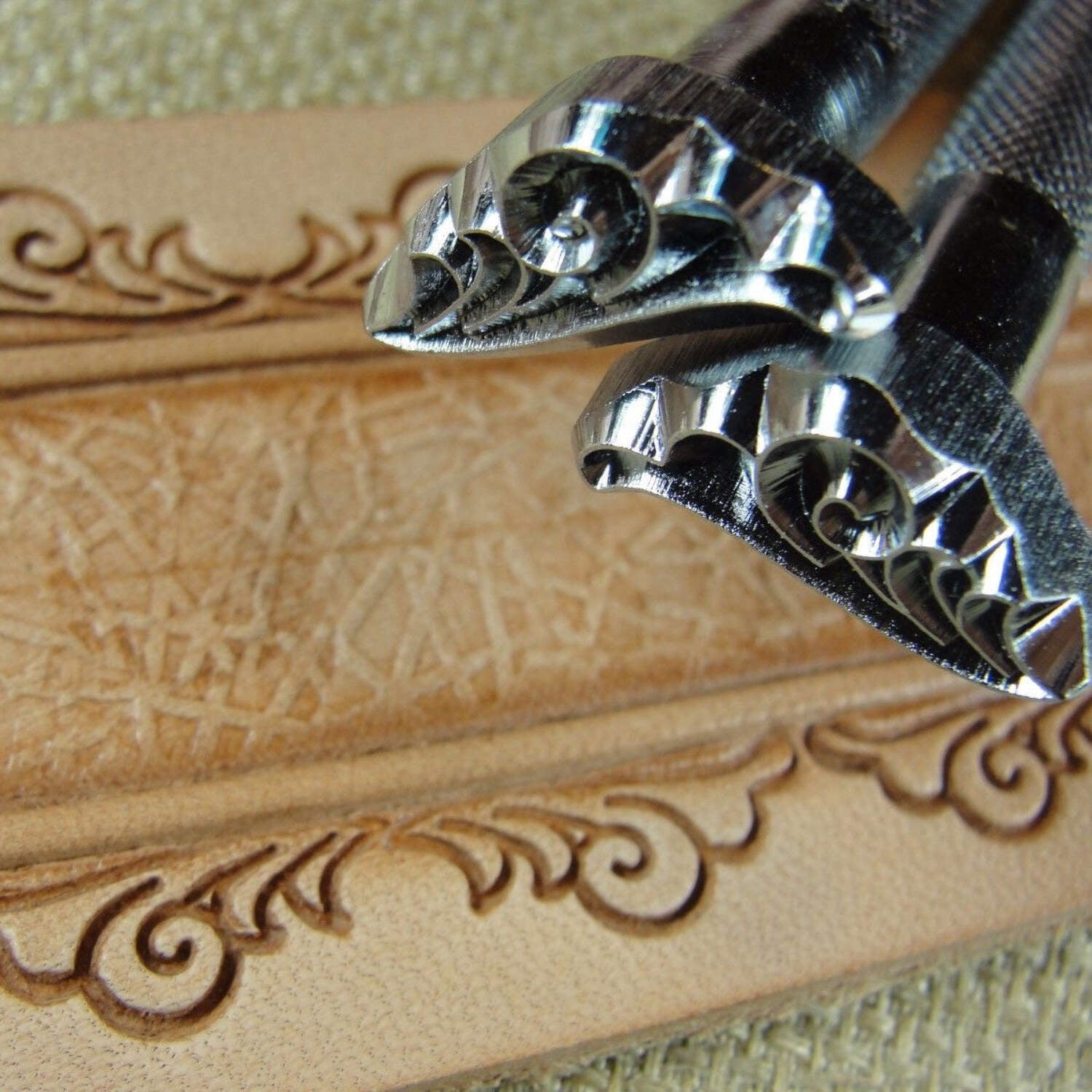 Leather Stamping Tools, Border Stamp Set, K153L/R, Leather Stamping ...