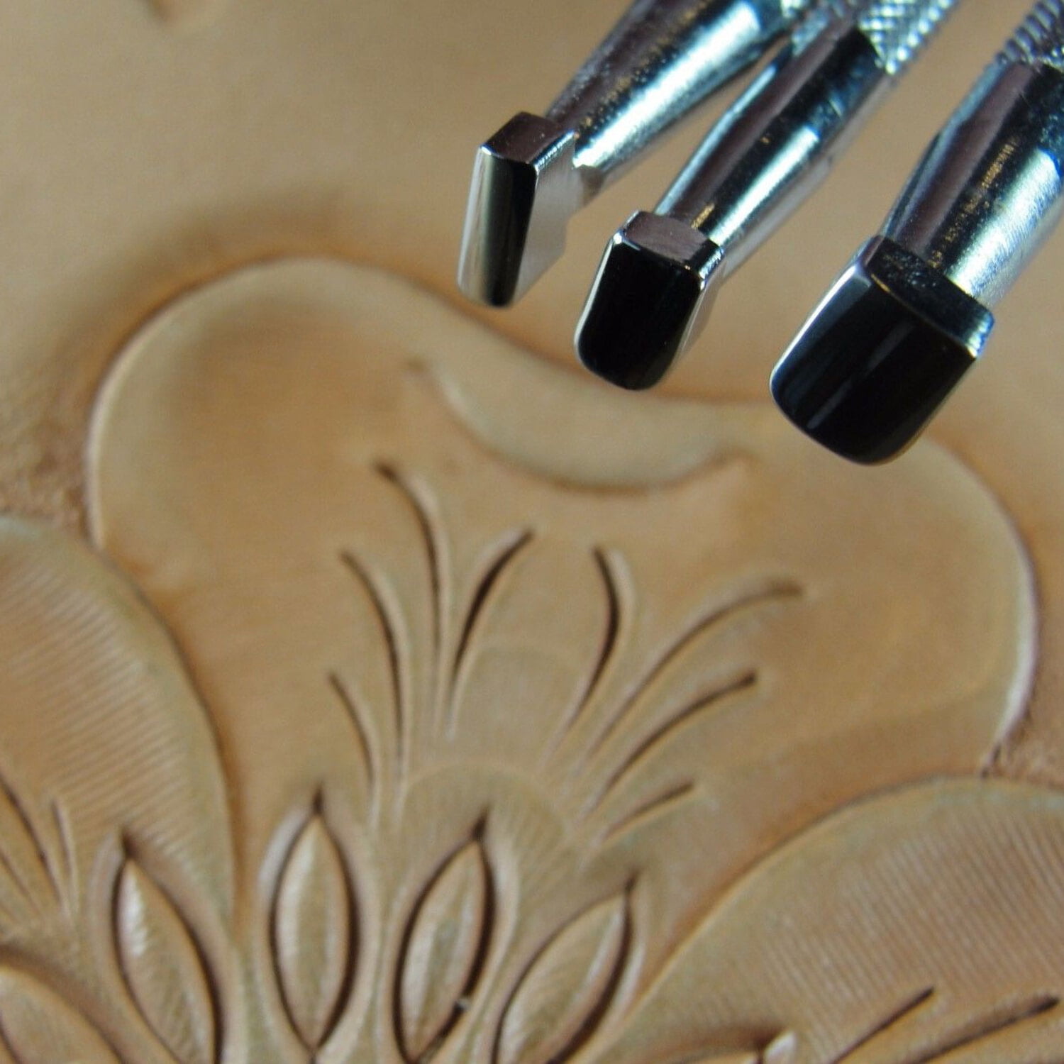 Leather Stamping Tools, Smooth Beveler Stamps, Set of 3 Leather ...