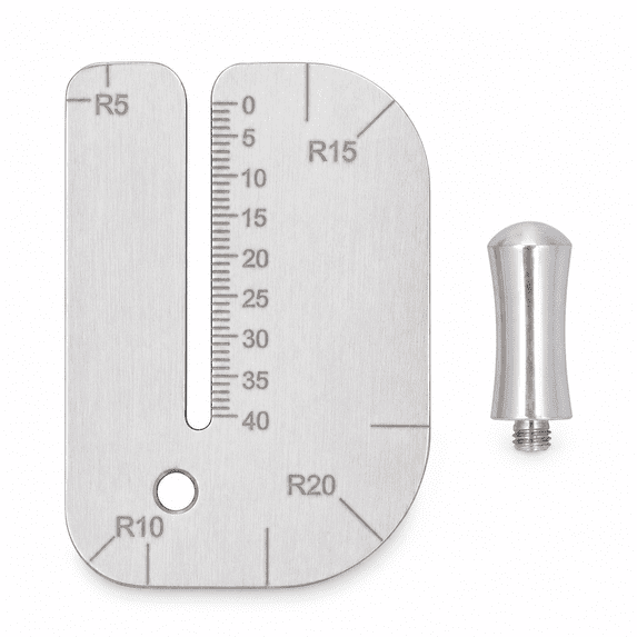 Leather Stitching Aid Tool Hole Punch Pricking Pulling Plate Stainless ...