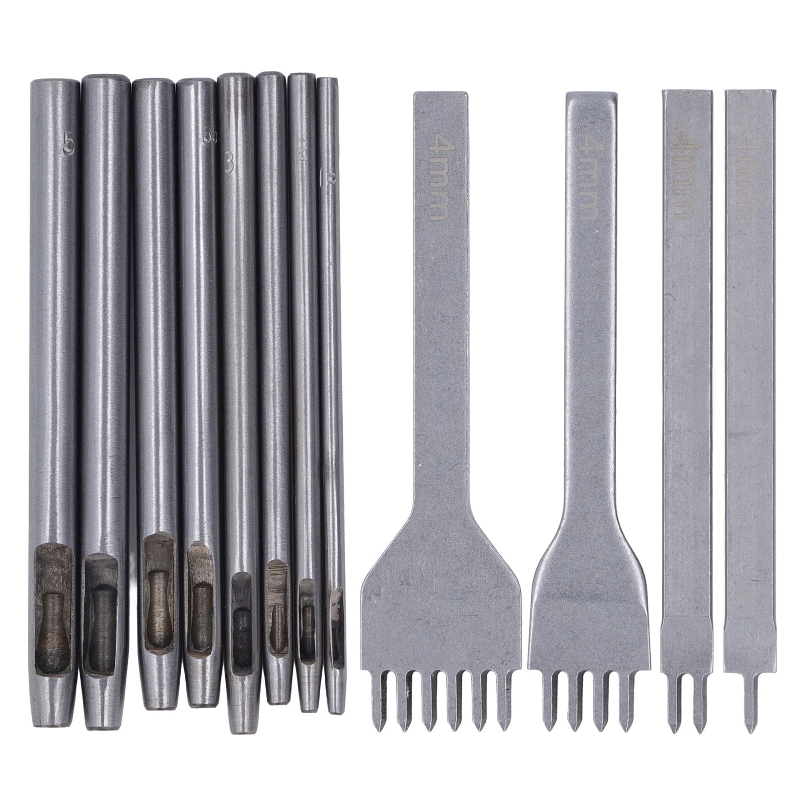 Leather Stitching Punch Set Leather Prong Round Hole Punch Manual