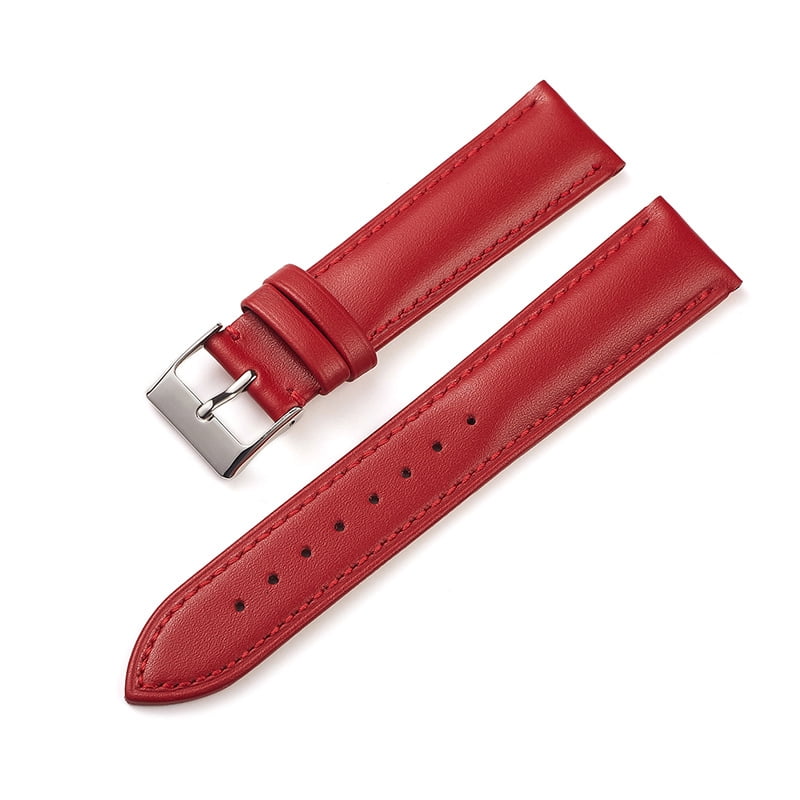 Leather Strap 18mm 20mm 21mm Leather Wristband Grain Cowhide Watch ...