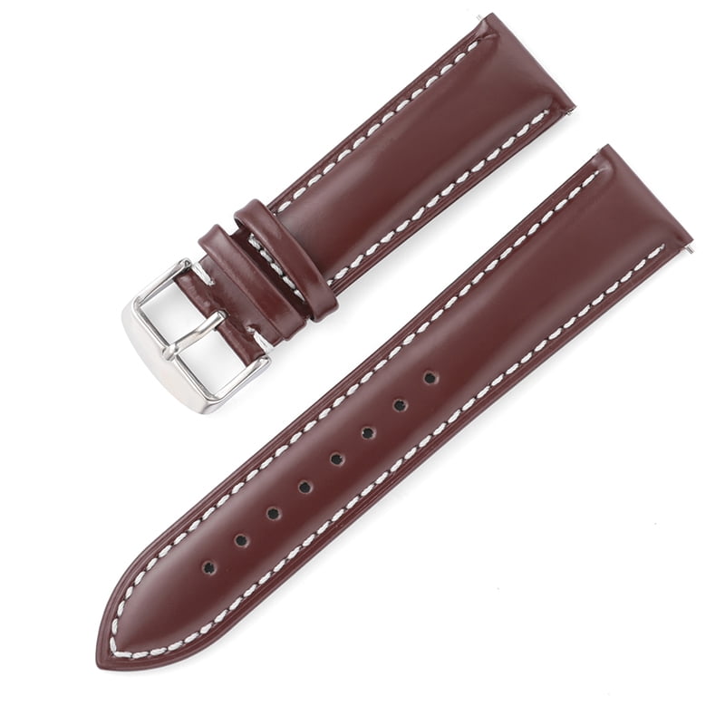 Leather Strap Leather Wristband With Quick Release 18mm 20mm 22mm ...