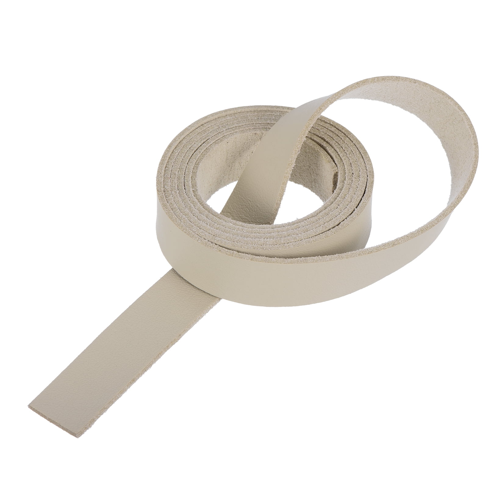 Leather Straps Strip Belt 1.5cm(0.6" Width) Leather Strips String Beige ...