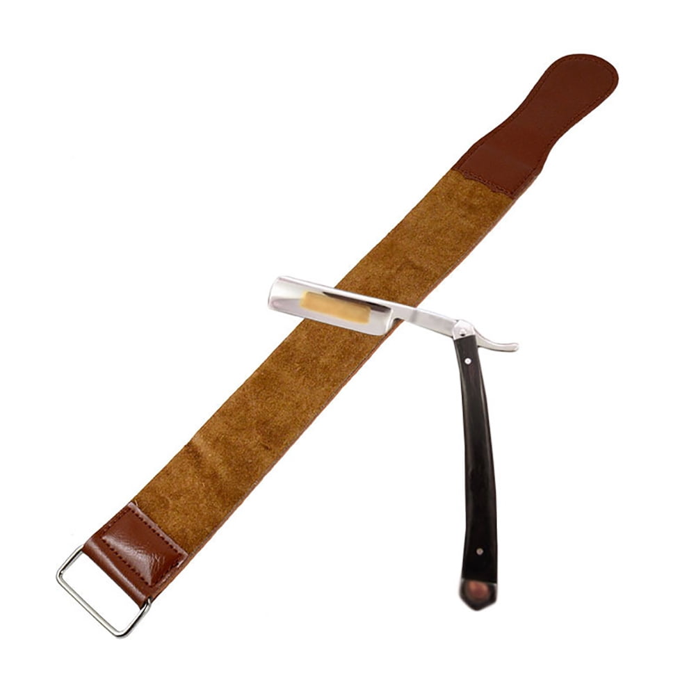 Leather Strop for Straight Razor Sharpening and Smooth, Razor ...