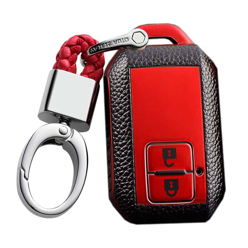 Leather Texture 2 Button Key Fob Cover for Suzuki Swift 2022 2021 Sport ...