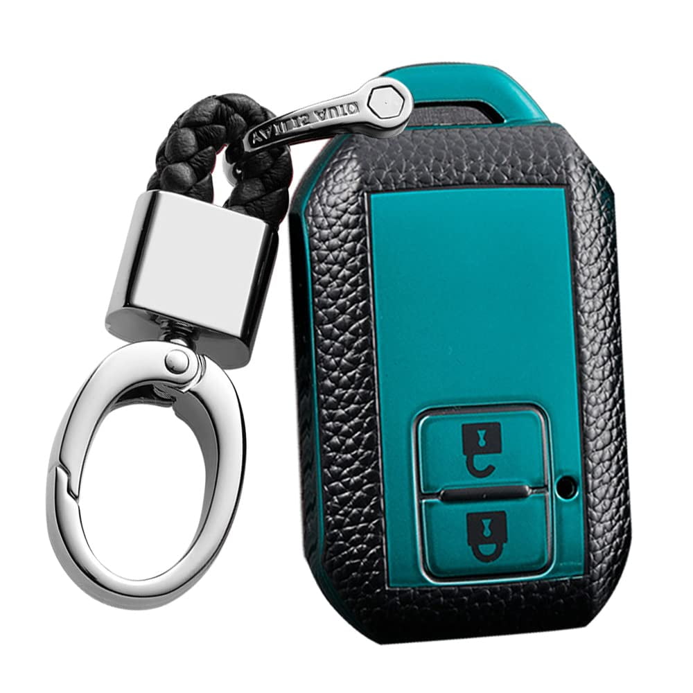 Leather Texture 2 Button Key Fob Cover for Suzuki Swift 2022 2021 Sport ...
