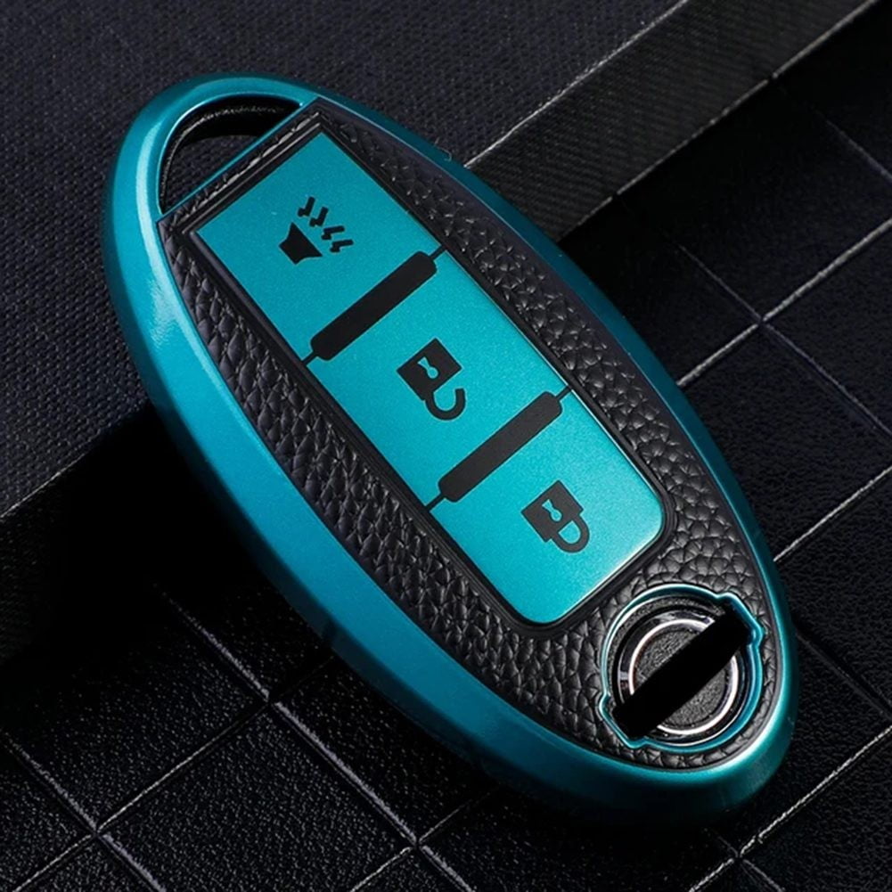 Leather Texture Car Key Fob Case Cover for Nissan X For Trail T32 For ...