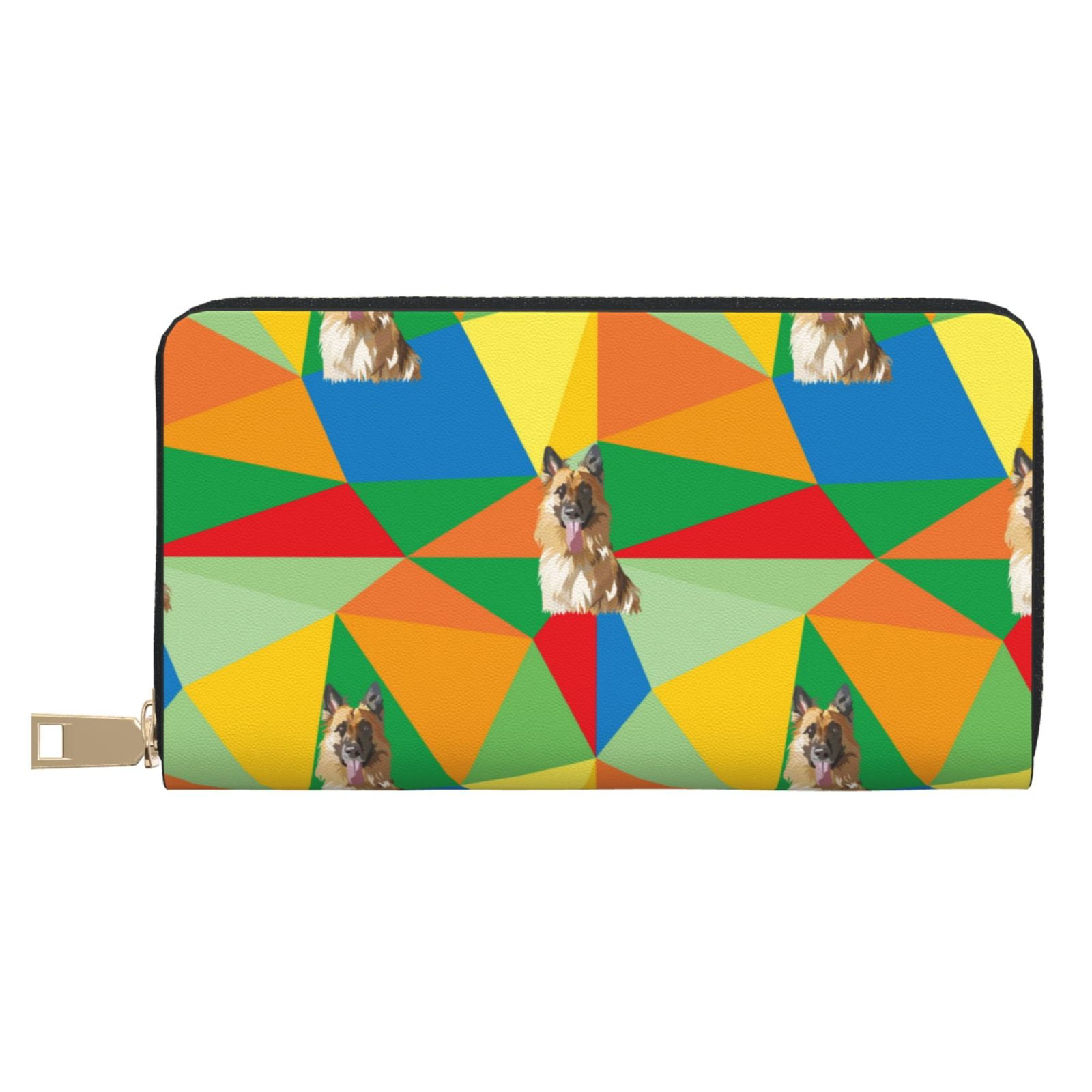 Leather Thin Slim Wallets for Women Men - German Shepherd Dog No.1018 ...