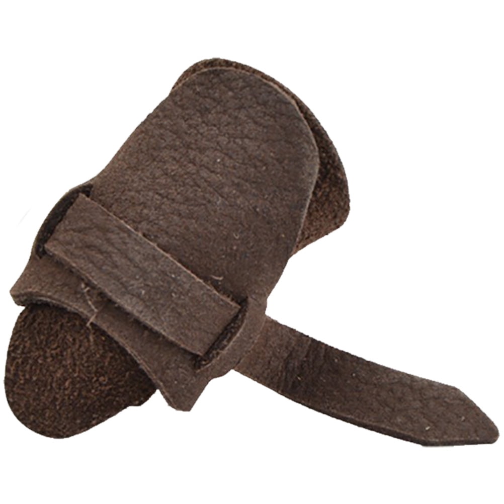 Leather Thumb Guard Professional Finger Protector Archery Finger Guard ...