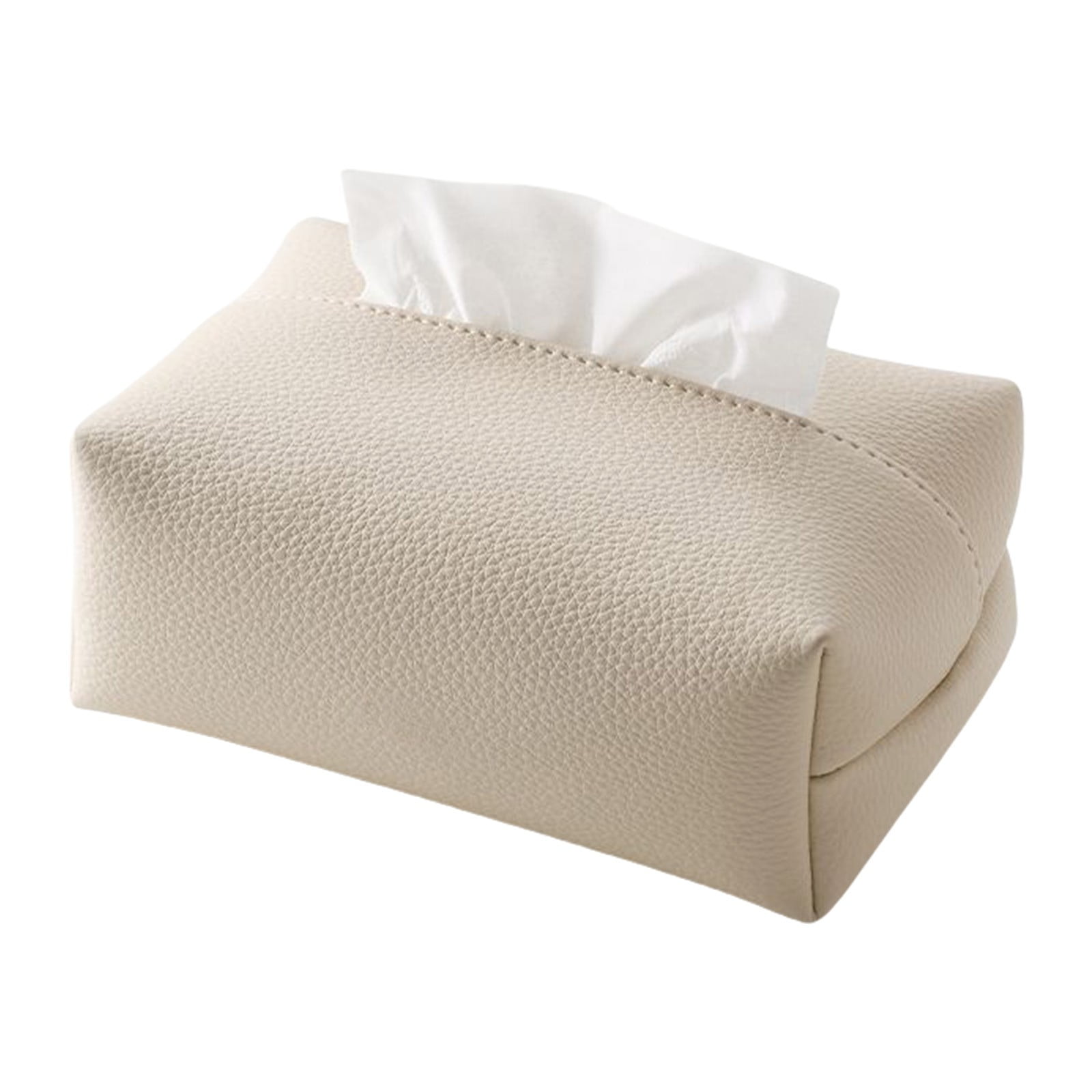 Leather Tissue Box Cover Luxury Hotel Paper Holder Tabletop Paper ...