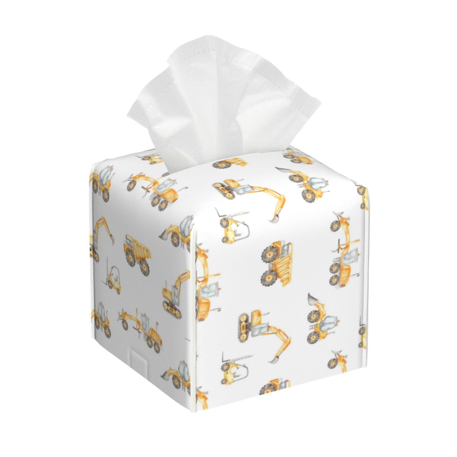 Leather Tissue Box Cover Square - Dump Truck Lightweight Waterproof ...