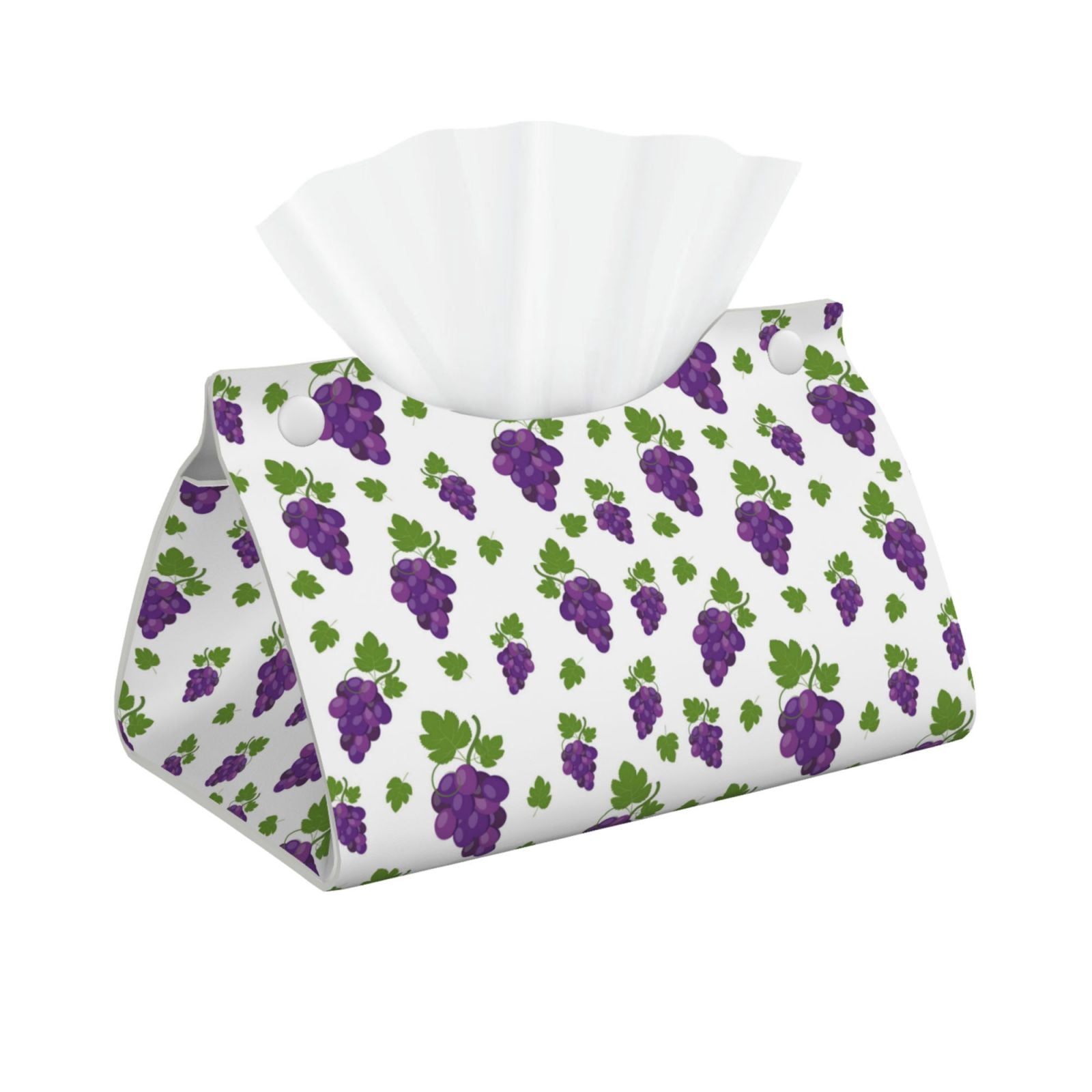 Leather Tissue Box Cover - Wine Bottle purple Long PVC Tissue Box ...