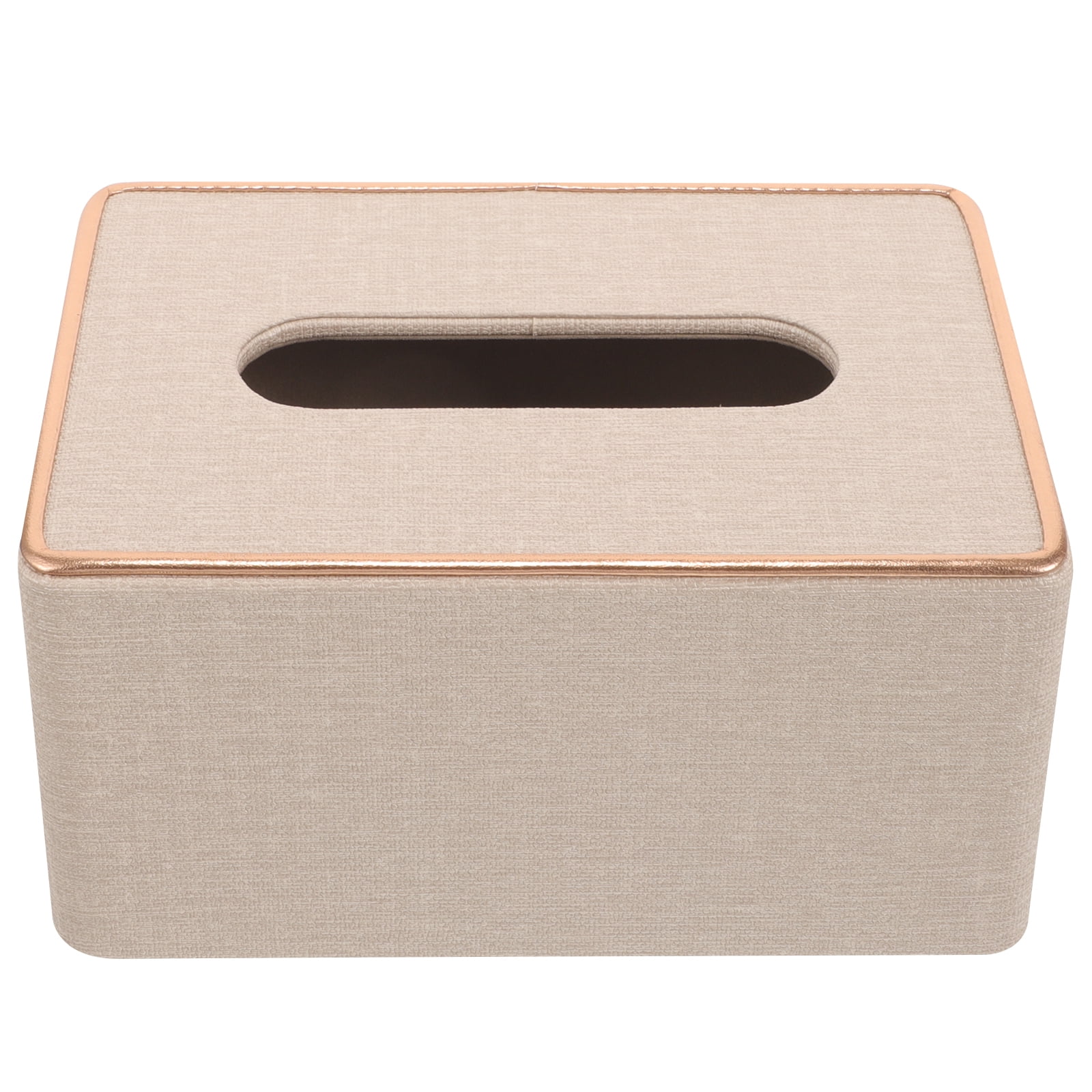 Leather Tissue Box Paper Towel Holder Napkin Storage Holders Portable ...
