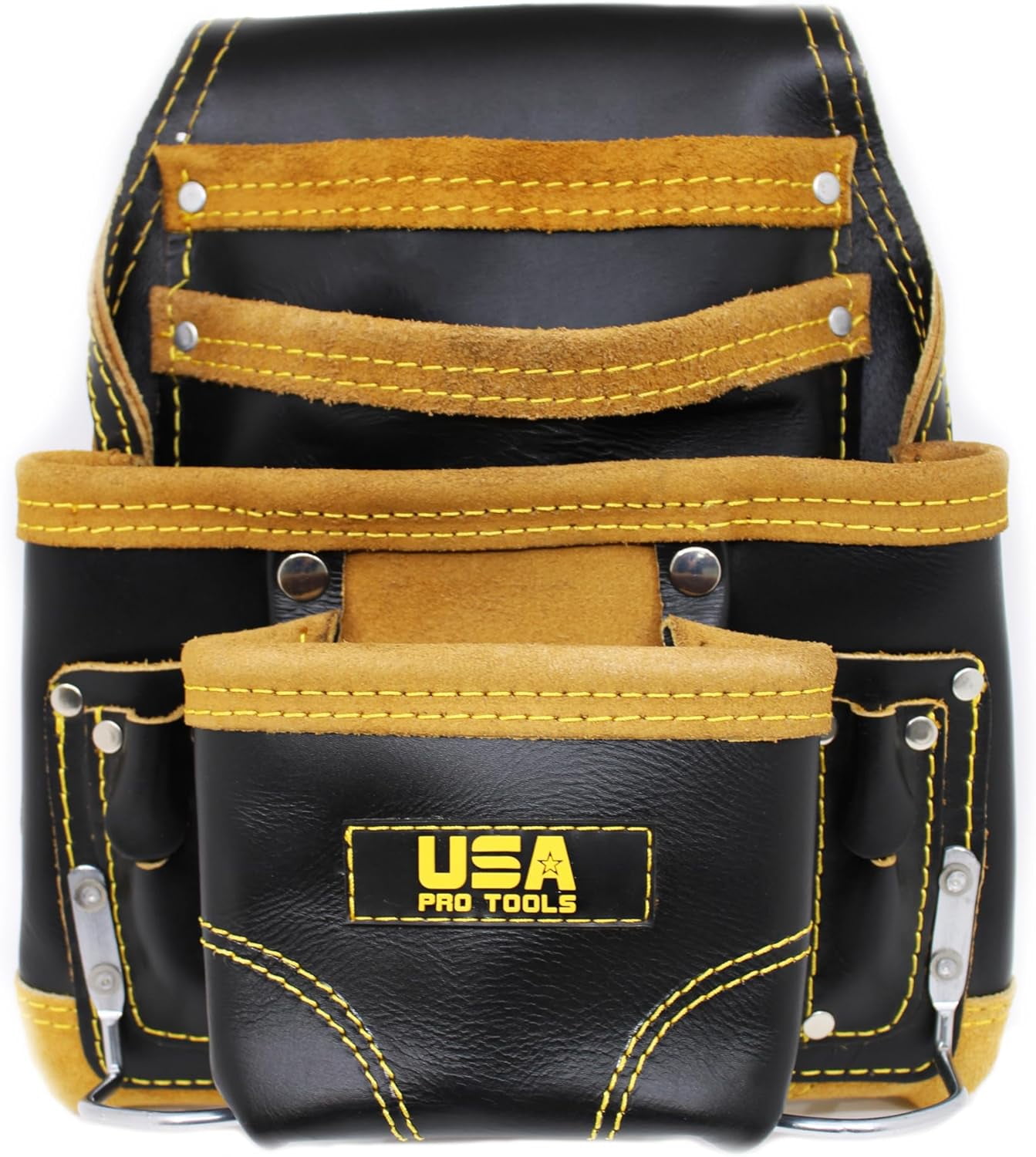 Leather Tool Pouch for Carpenter | for Electricians, Plumbers, Handyman ...