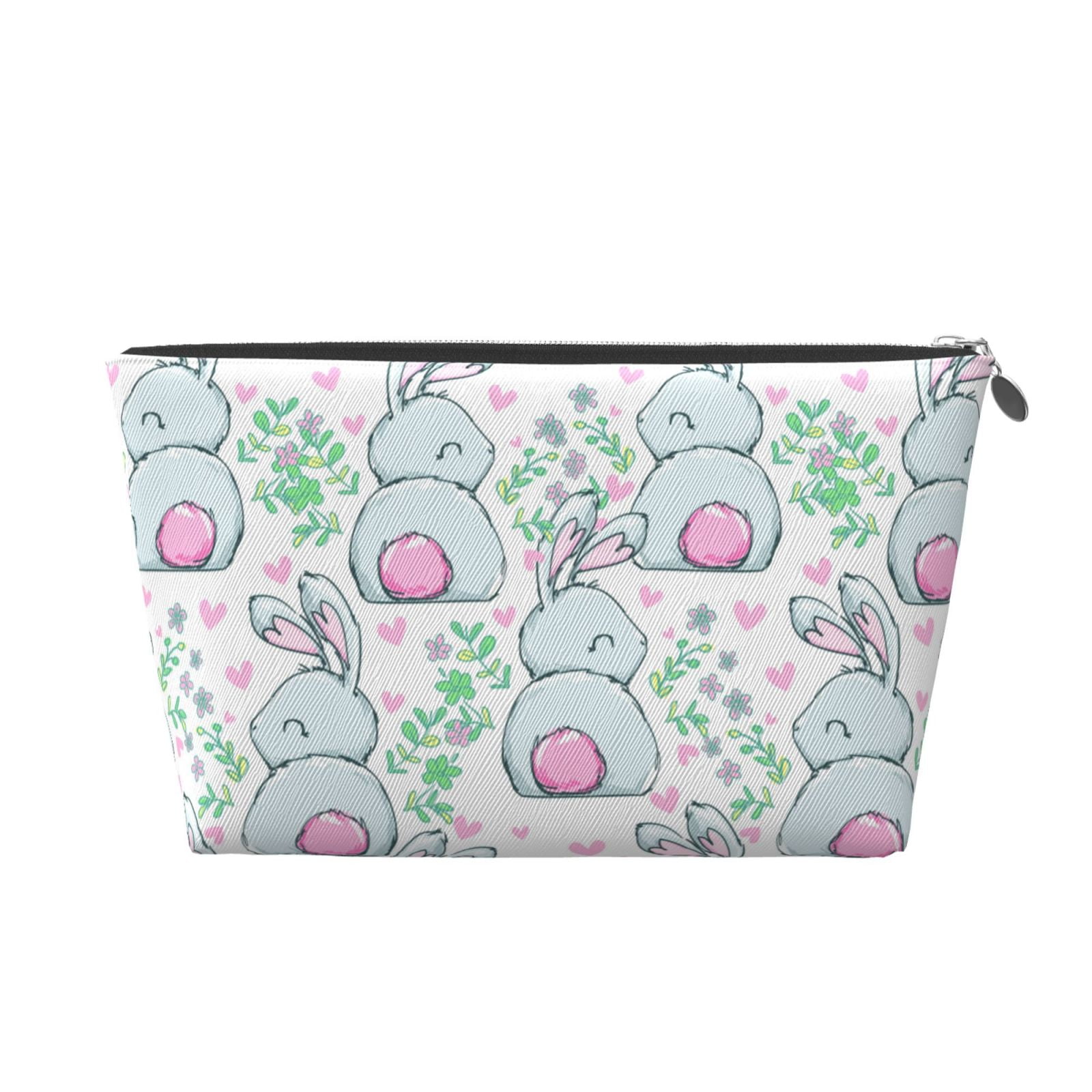 Leather Travel Toiletry Bag for Women and Men Cartoon Smiling Cute ...