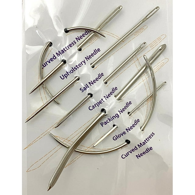 Leather Unlimited Extra Large Assorted Hand-Sewing Needles (7 Piece ...